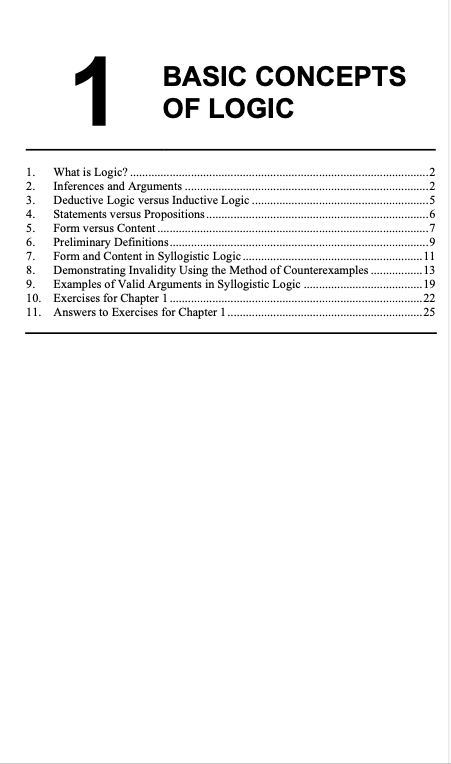 Basic concepts of logic Image
