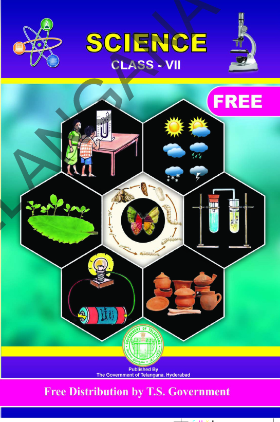 7th Class General Science EM PDF Text Book Image
